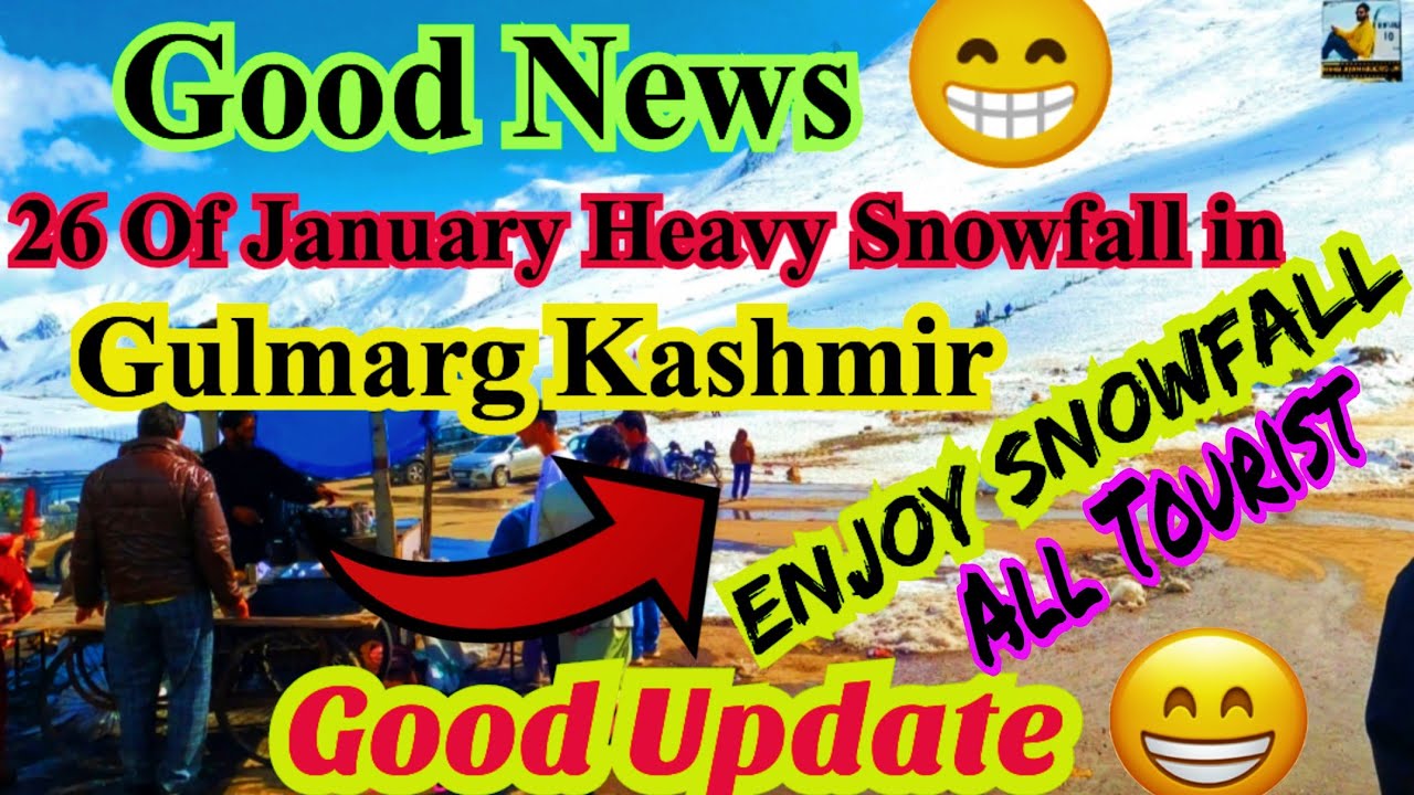 gulmarg kashmir || kashmir snowfall today || kashmir snow update ...