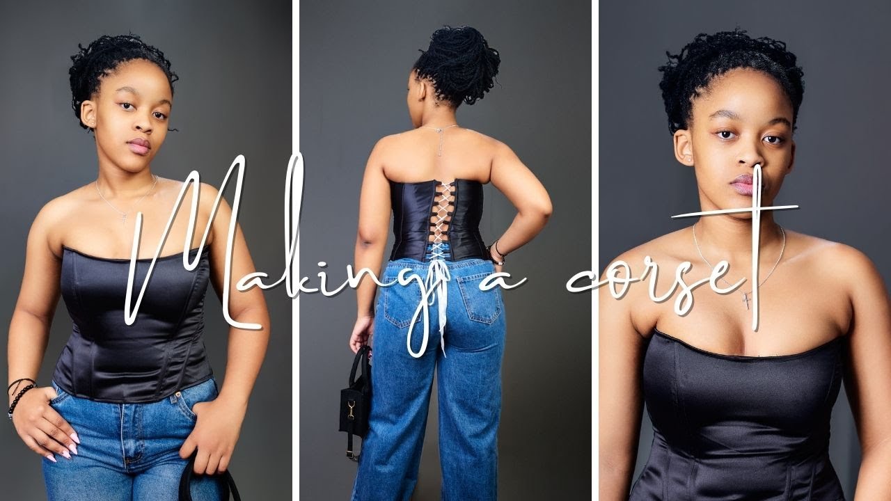 Sewing a Corset from Scratch | Easy Corset Pattern - YouTube