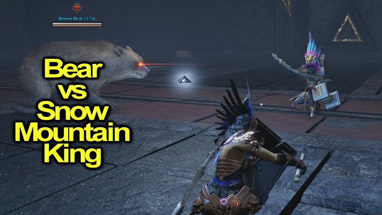 Bear vs Snow Mountain King Heart Devourer | The Epic Clash | Attack Mods | Soulmask - YouTube