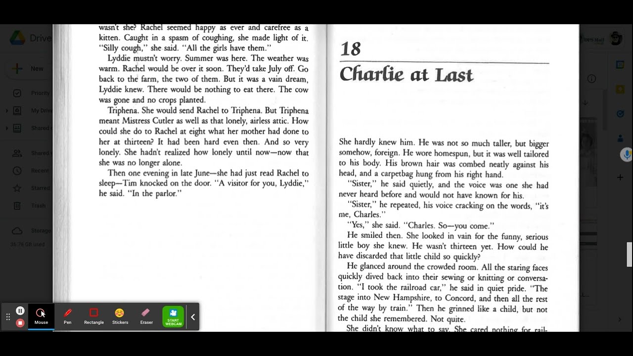 Lyddie, Chapter 18: Charlie at Last - YouTube