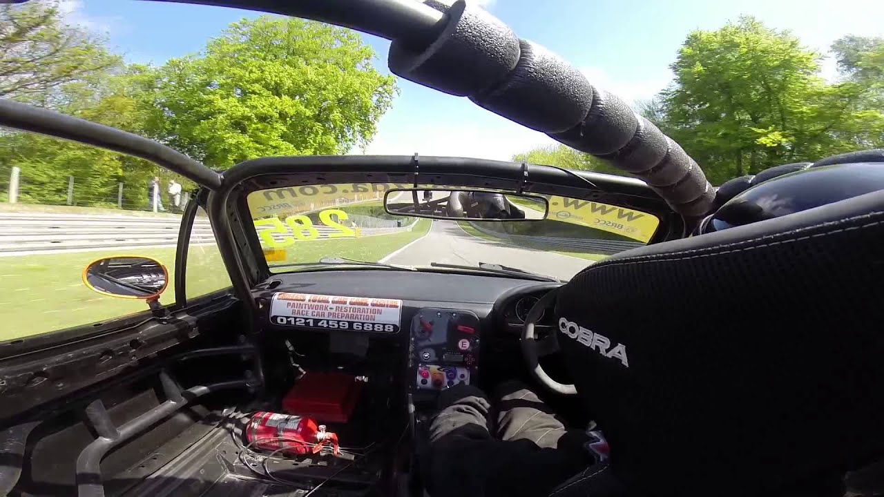 285 Darron Lewis Brands Hatch Race 2 P1 Mazda MX5 BRSCC 10th May 2015 ...