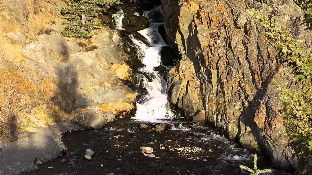 Waterfalls along the Seward Highway Anchorage, Alaska - YouTube