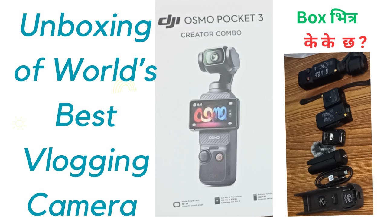 Unboxing of World's one of the best Vlogging Camera - DJI OSMO Pocket 3 ...
