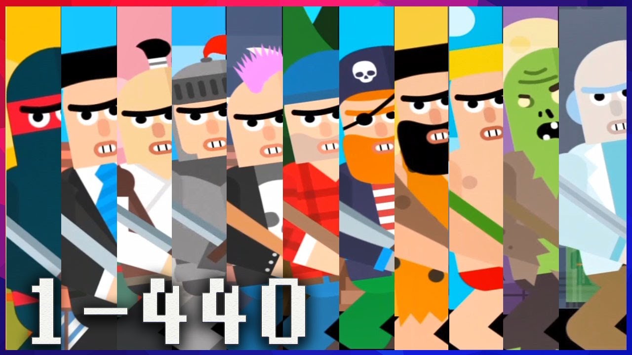 Mr Ninja - Slicey Puzzles - All Levels 1-440 - YouTube