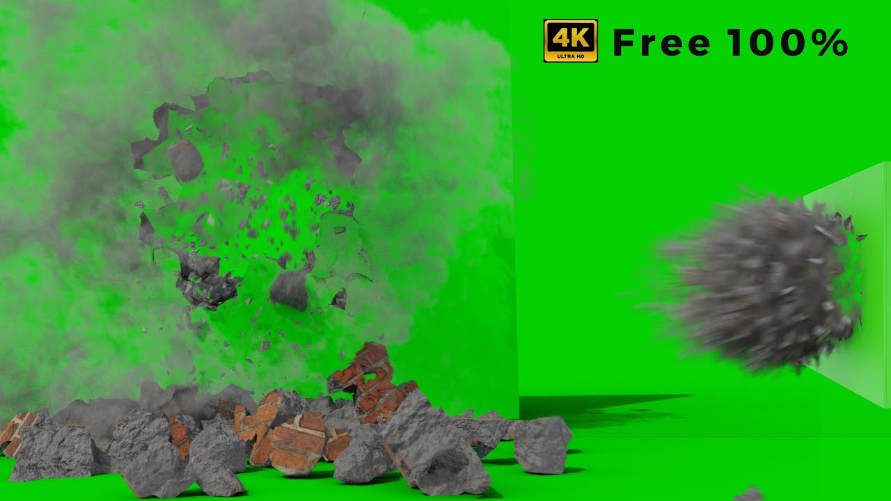 Destructions VFX | Green Screen VFX | Royalty Free - YouTube