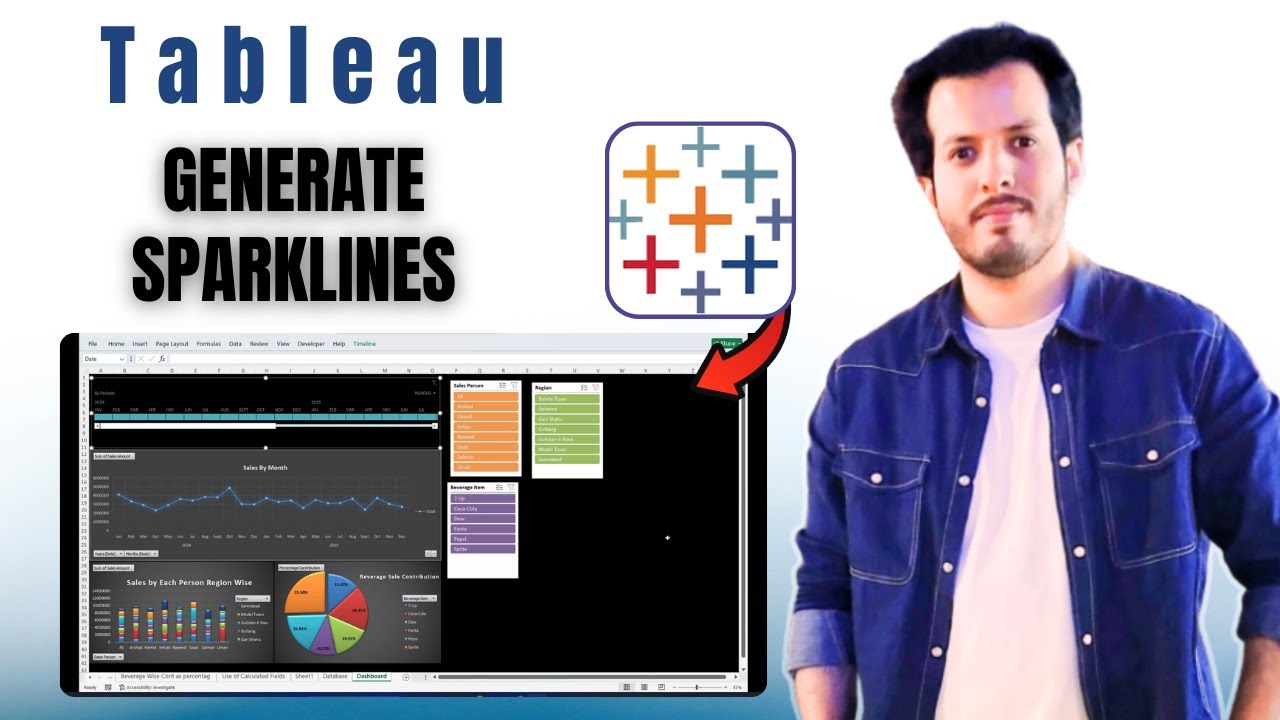 How to Generate Sparklines in Tableau | Step-by-Step Tutorial - YouTube