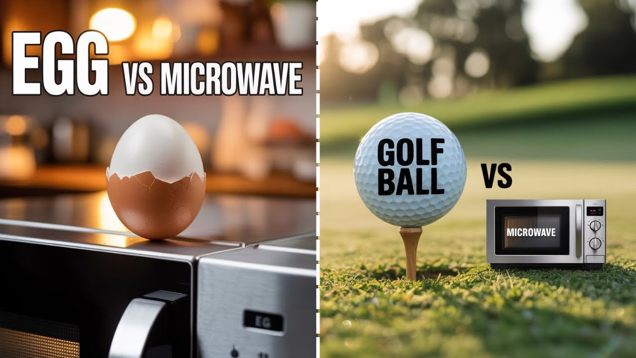 Microwave vs Egg and Golf Ball Explosion! - YouTube
