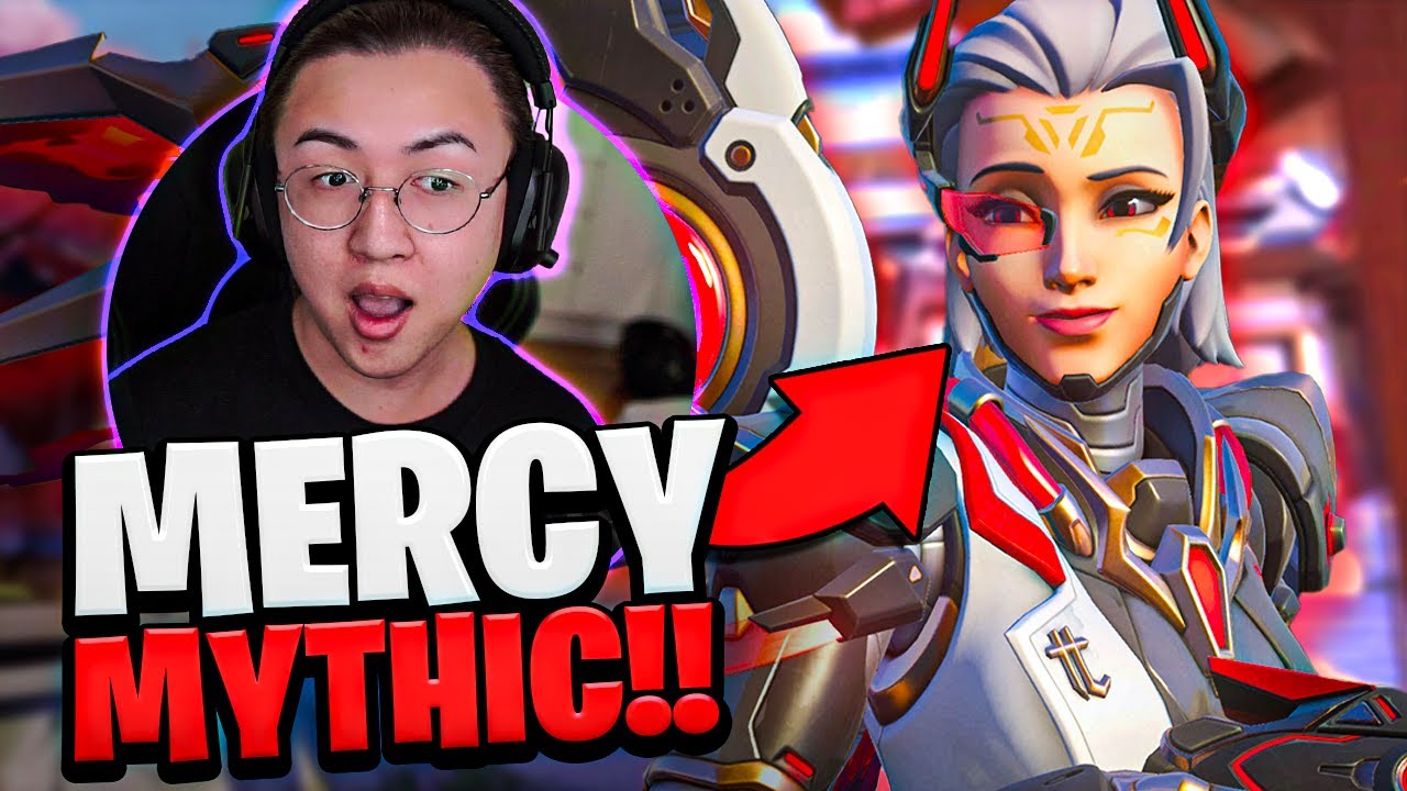 SLAYING With My NEW Mercy Mythic Skin!! - Overwatch 2 - YouTube