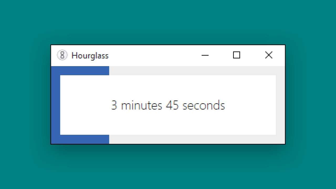 "Hourglass" (Windows) review - YouTube