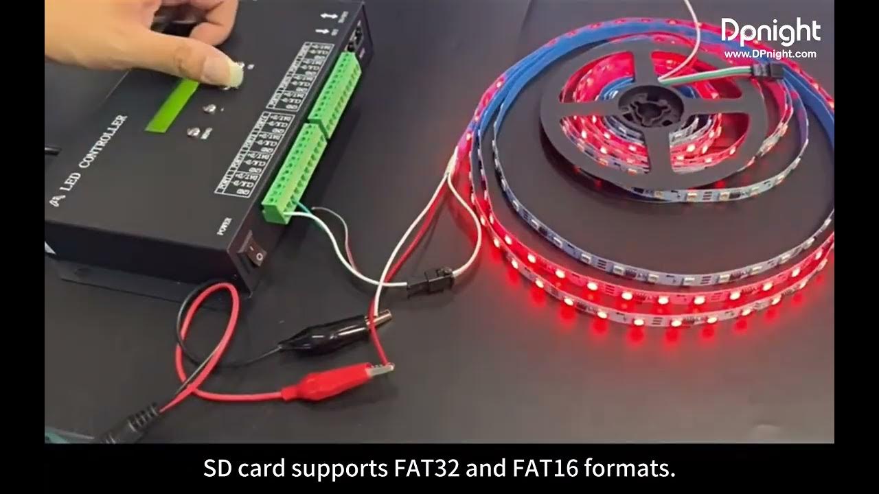 Dpnight DP-H807SA 8-Port LED controller - YouTube