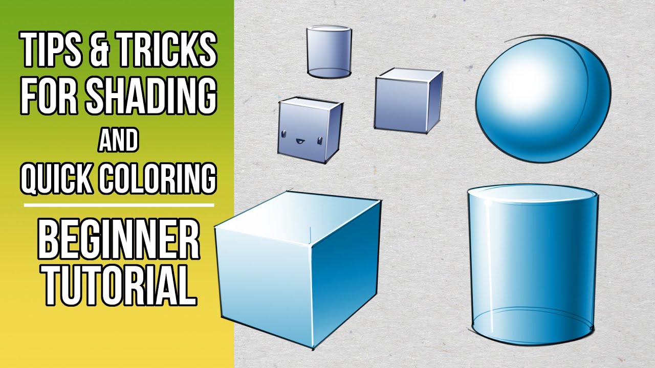 Tips & tricks for shading and quick coloring - beginner tutorial - YouTube