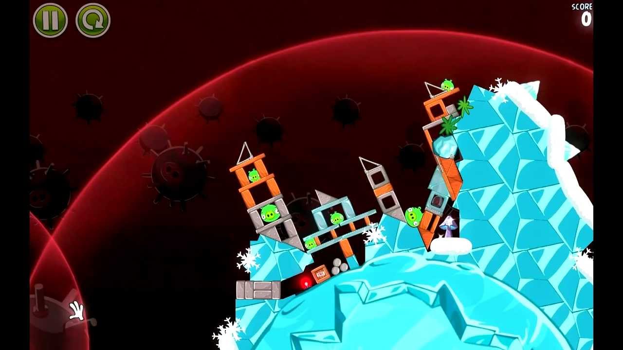 [Angry Birds Space] Danger Zone D-11 - 3 Stars - YouTube