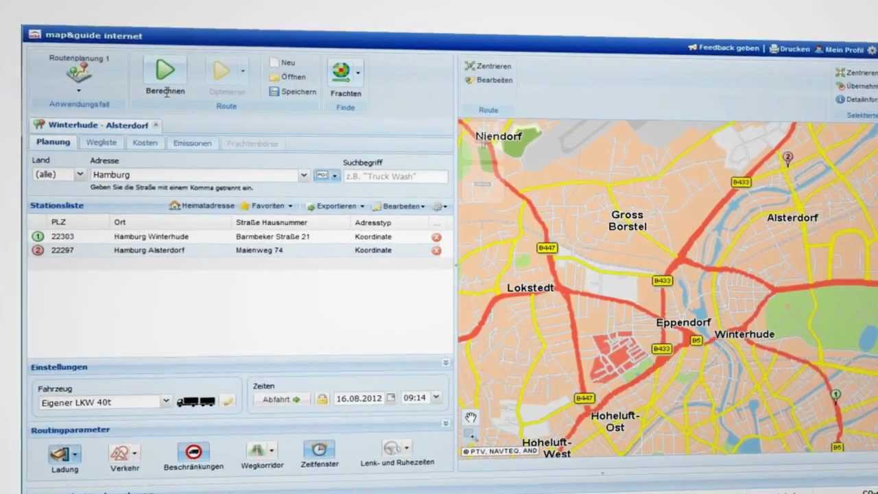 [DE] PTV Map&Guide - Schnell, zuverlässig, profitabel - YouTube
