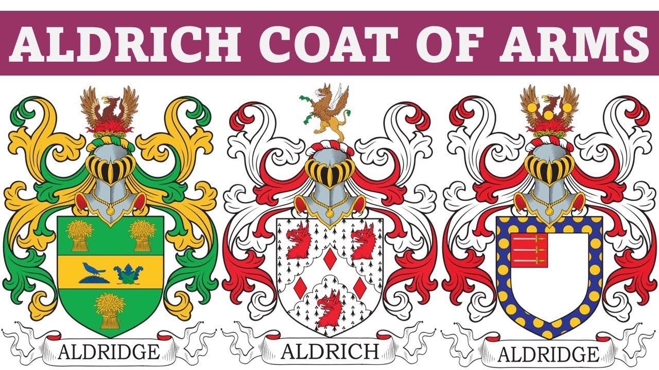 Aldrich Coat of Arms & Family Crest - Symbols, Bearers, History - YouTube