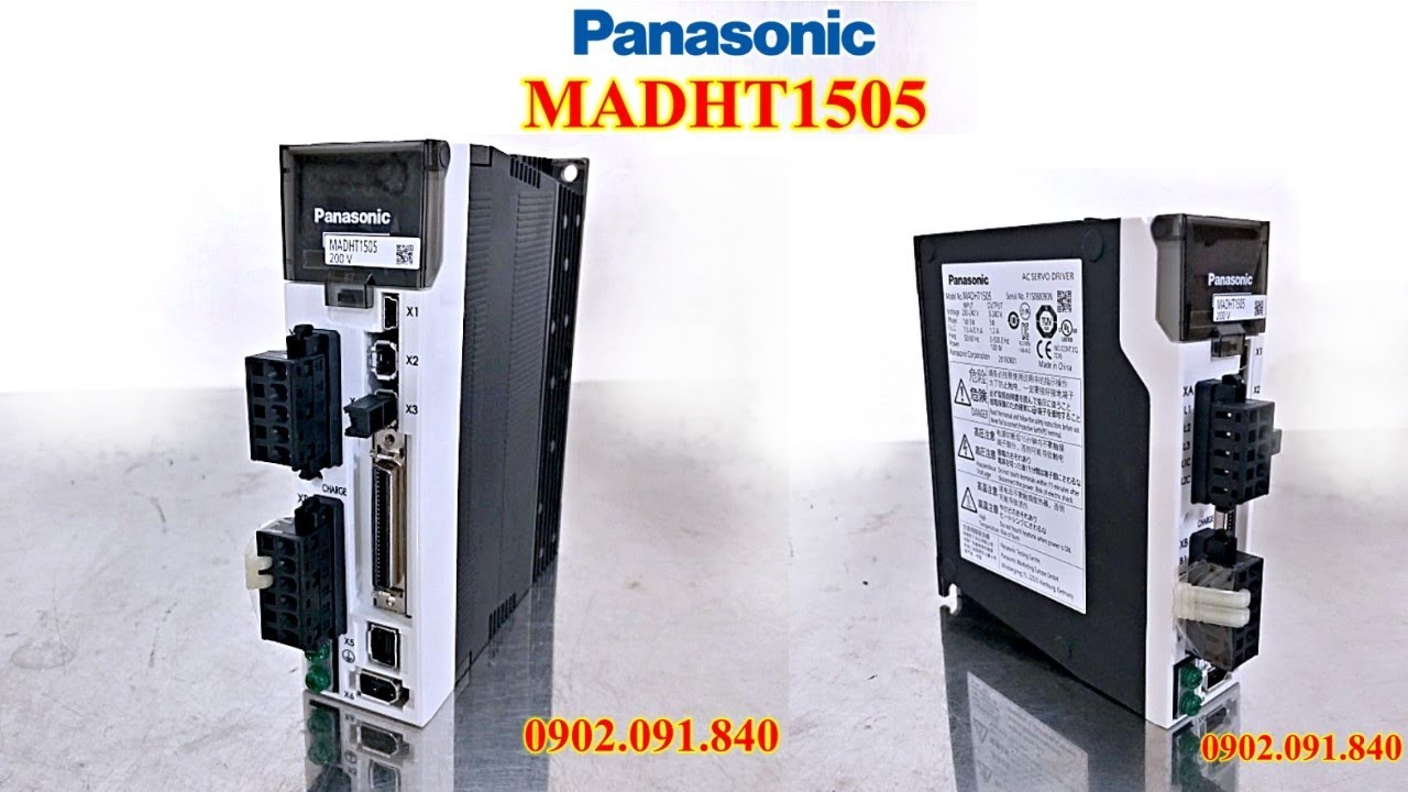 MADHT1505 Bộ điều khiển Servo MINAS A5 10A Panasonic - YouTube