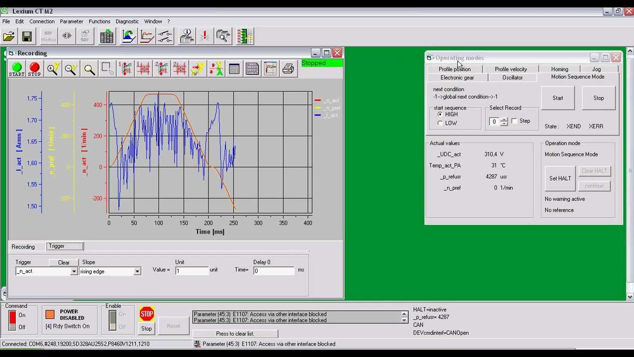 Instelling Scope-Lexium ct tool-Trapezium beweging - YouTube