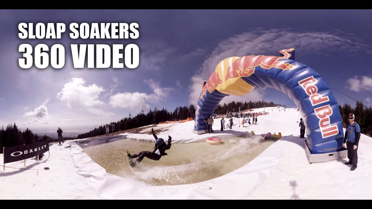 Red Bull Slope Soakers 2016 in 360! - YouTube