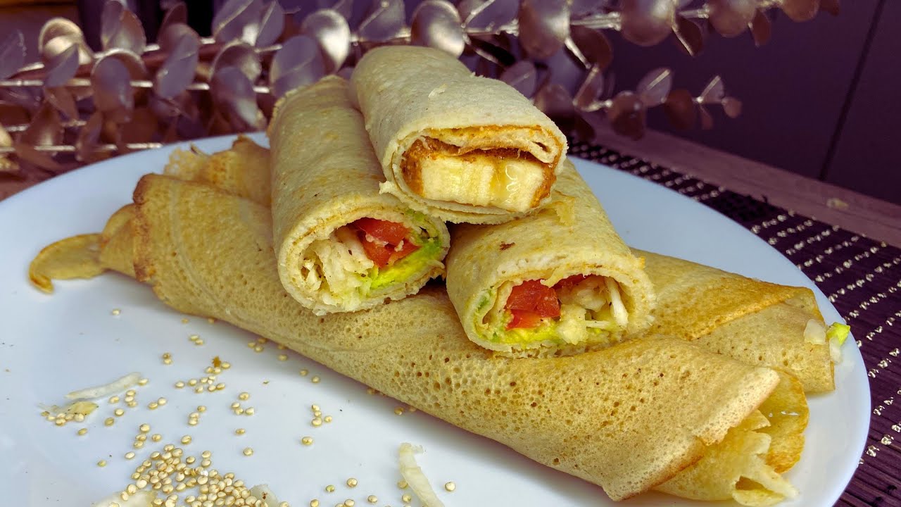 Quinoa Recipe Idea - 2 Ingredients High Protein Crepes, Gluten Free ...