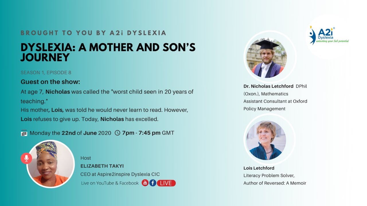 Dyslexia: A Mother and Son’s Journey - YouTube