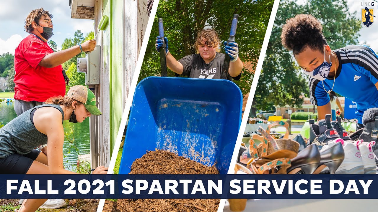 Spartan Service Day at UNCG - YouTube