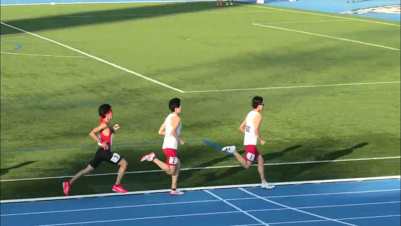 岩国市陸上競技協会ナイター記録会 1500m 1組 20230722 @愛宕スポーツコンプレックス陸上競技場 - YouTube