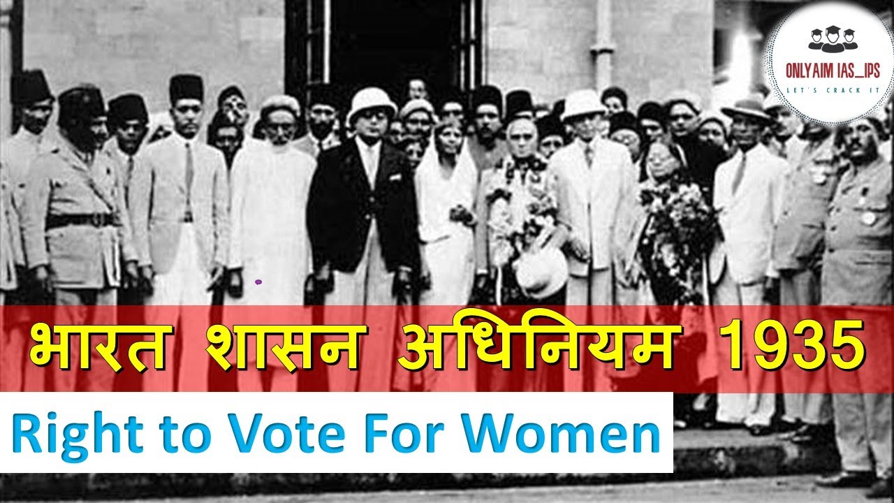 Government of India Act 1935 | Constitution Development | Right to Vote ...