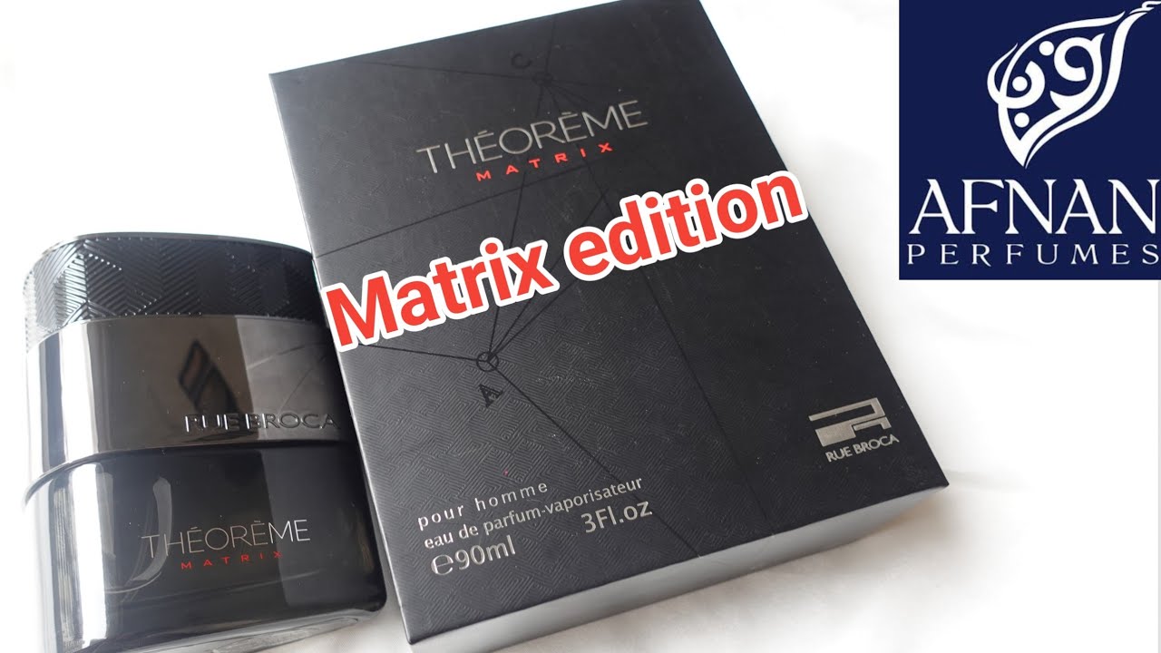 Long lasting & Projecting Perfume | Afnan Theoreme MATRIX | Fusion of 3 ...