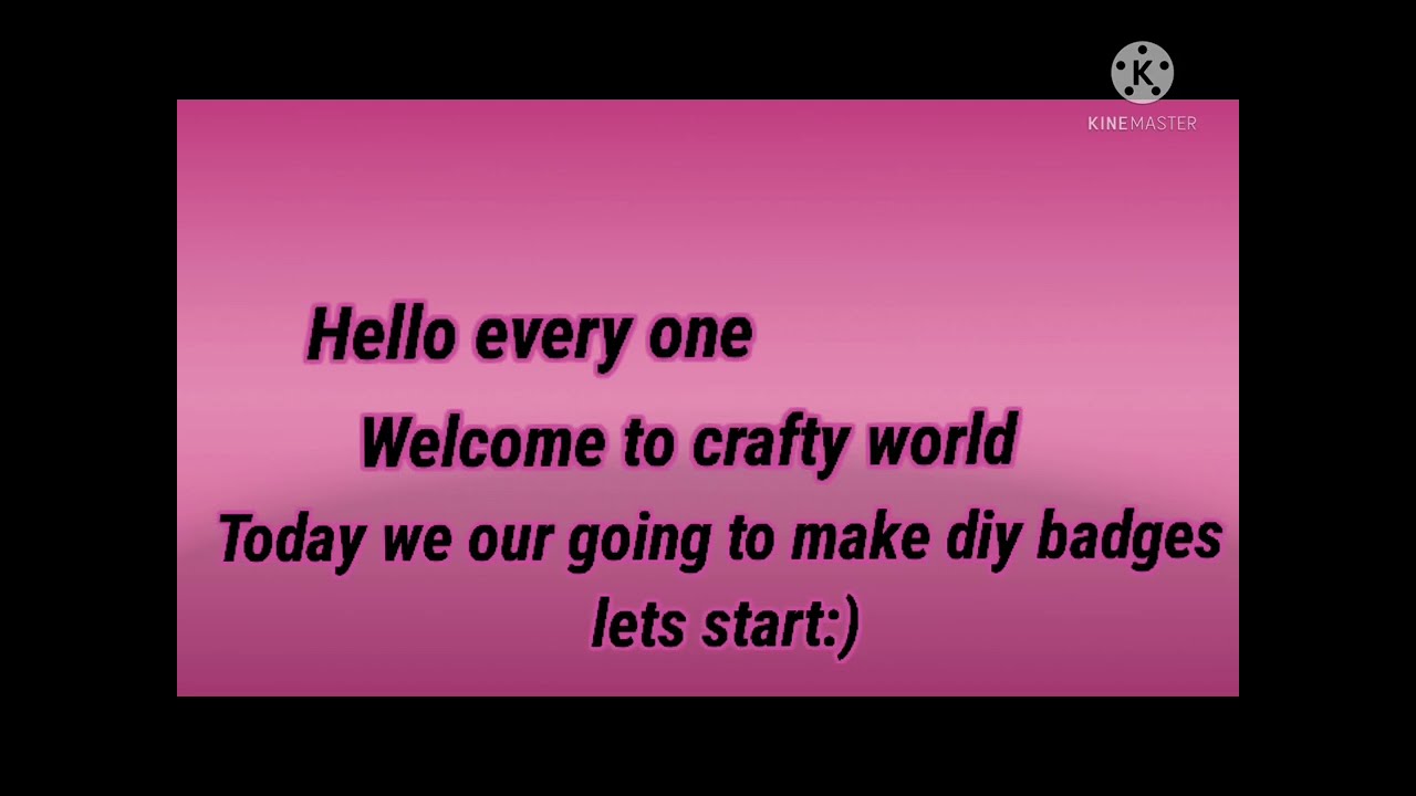 DIY homemade badges with paper easy/Crafty World - YouTube