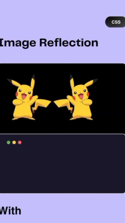 image reflection in css #javascript #css #html #codingtime #programminglanguage - YouTube