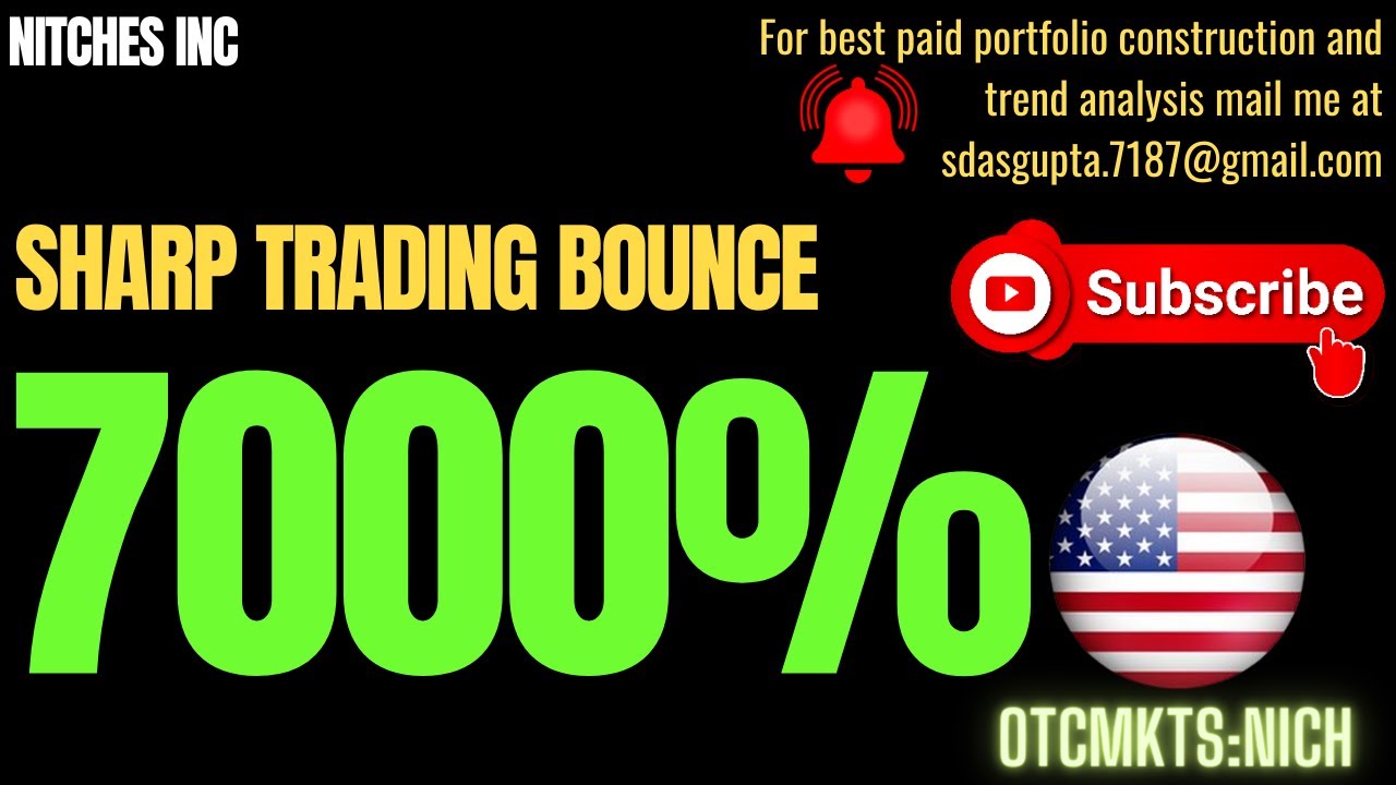 NITCHES INC SHARP TRADING BOUNCE | NICH STOCK NEWS - YouTube