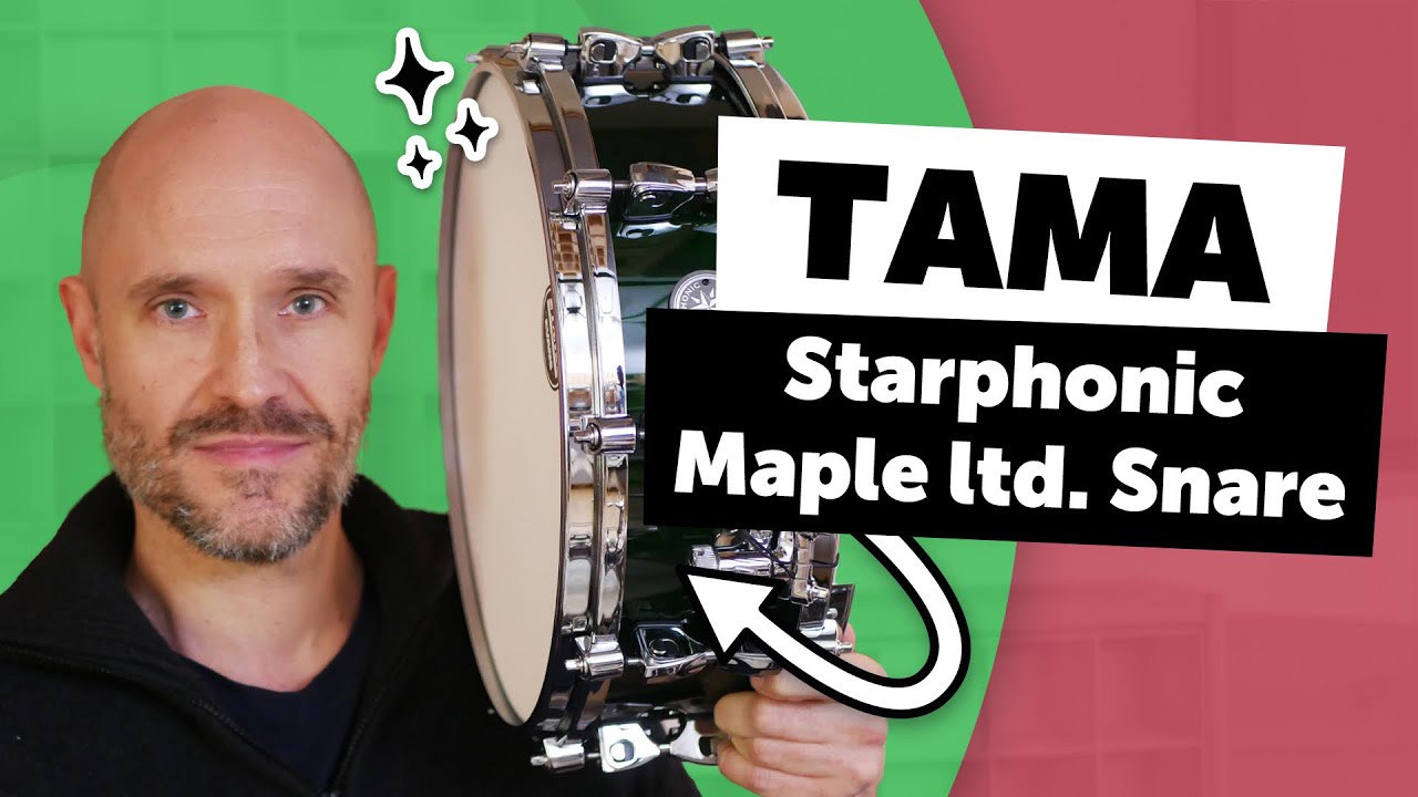 Tama | Starphonic Maple 14" x 5" ltd. Snare | Sound Demo - YouTube