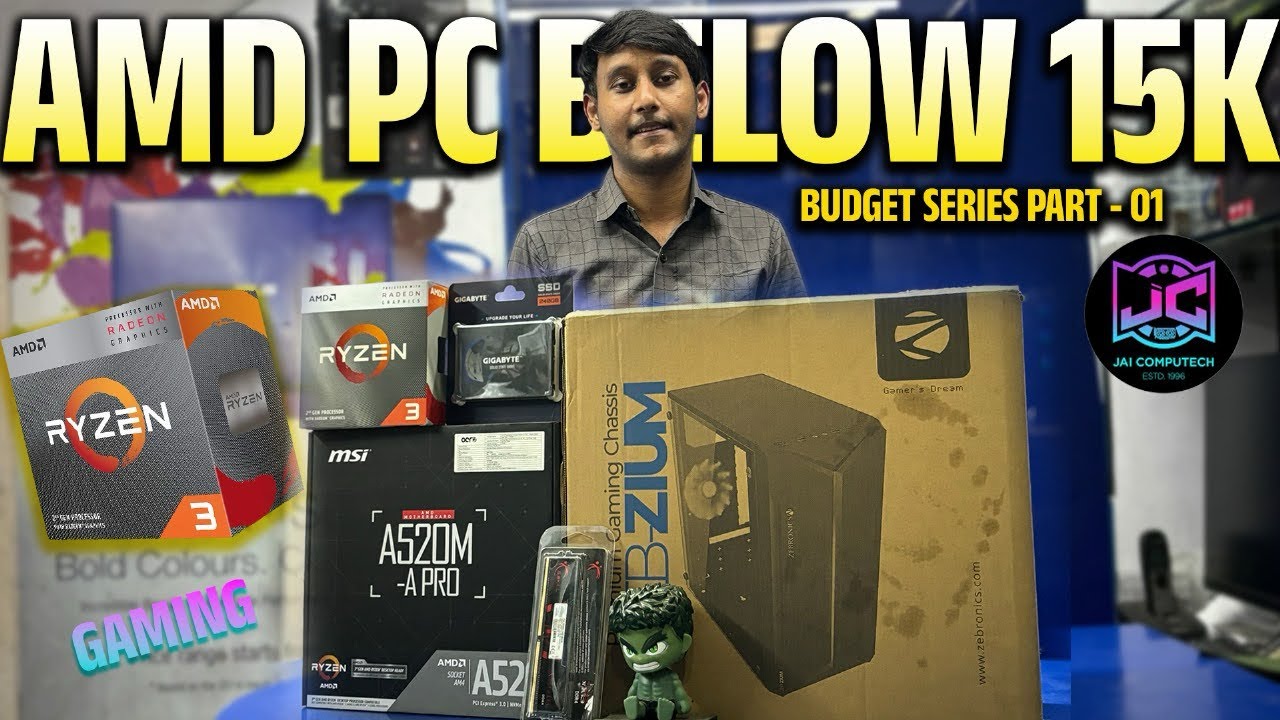 AMD PC BUILD UNDER 15k🔥💯BUDGET SERIES PART-1 #chennai #pcbuild # ...