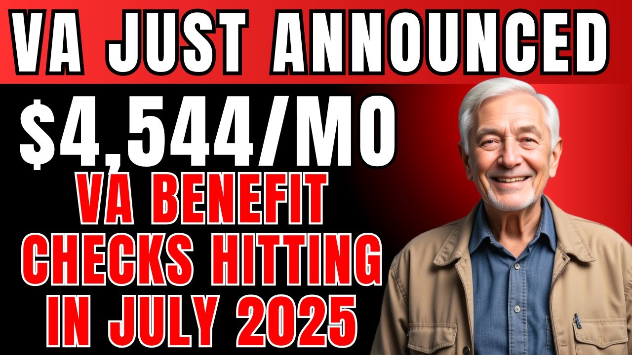 VA Just Updated: $4,544 VA Benefit Checks Hitting in July 2025— See the Payment Plan! - YouTube