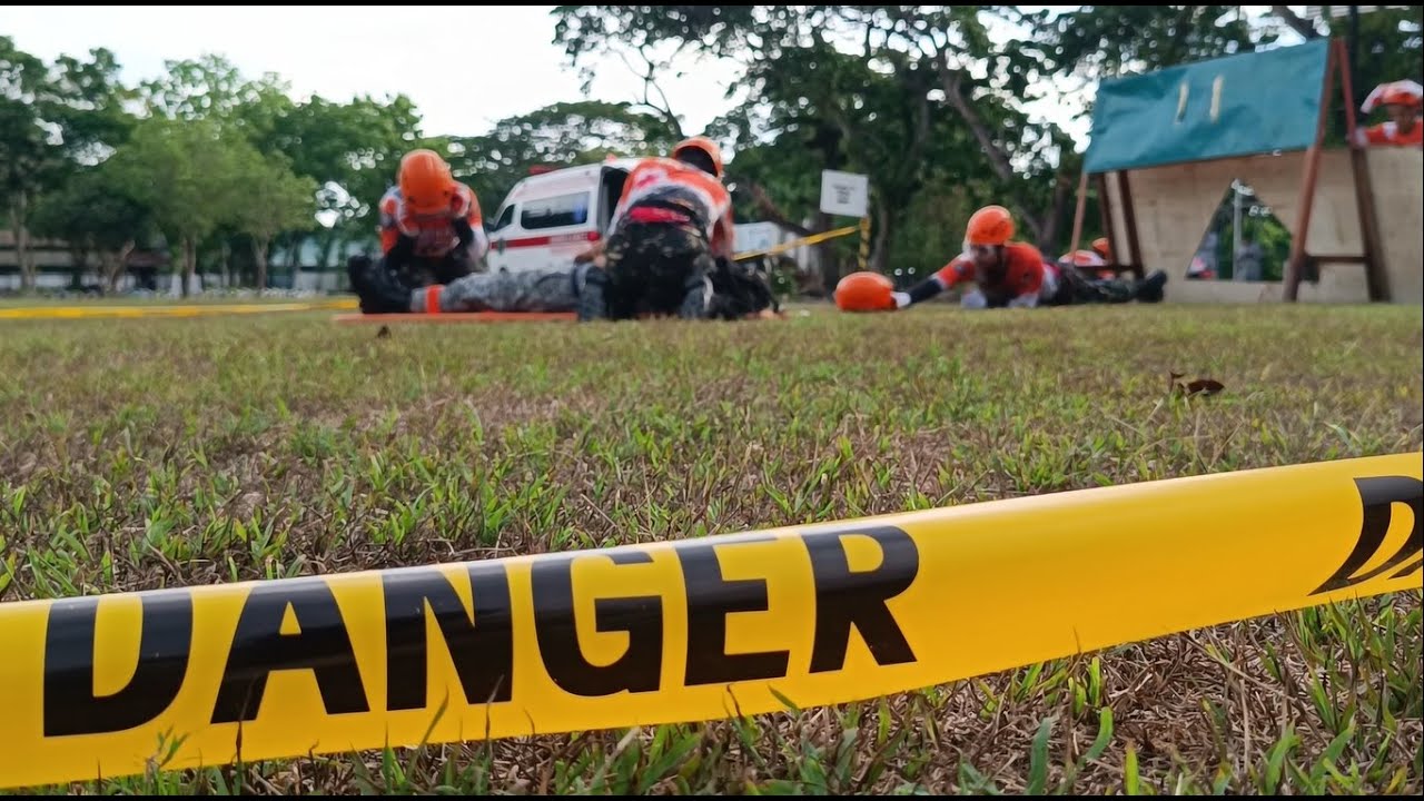 COLLAPSED STRUCTURE SEARCH AND RESCUE SIMULATION PERFORMANCE - YouTube