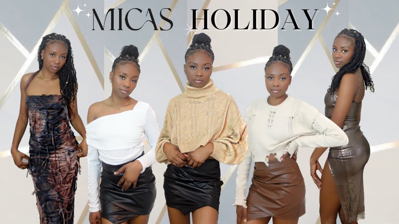 MICAS HOLIDAY CLOTHING HAUL 2023 - Simple Affordable Christmas Outfit ...