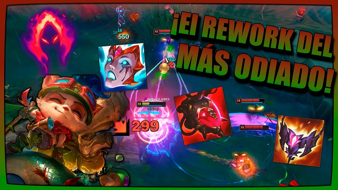 🍄¡El REWORK de TEEMO!🍄¡Su BUILD de SETAS en la JUNGLA es *HORRIBLE*! # ...