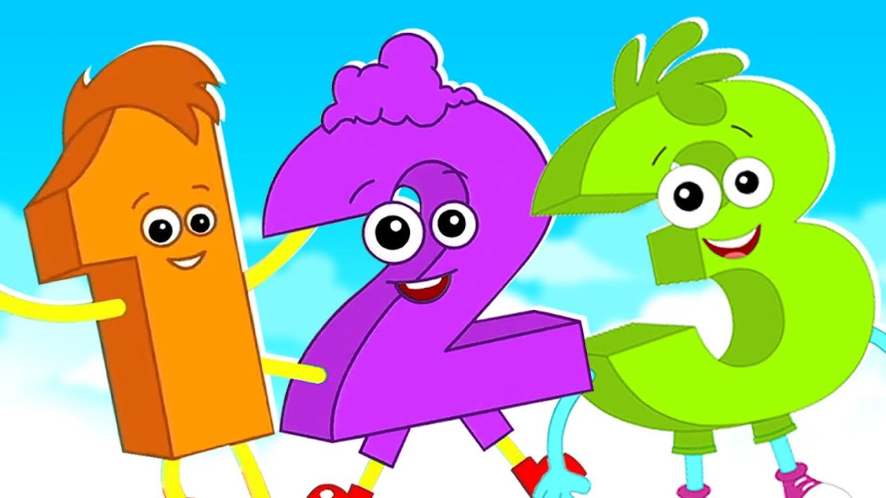 Numbers Song, Learn 123 and Kids Nursery Rhymes by Mr Number - YouTube