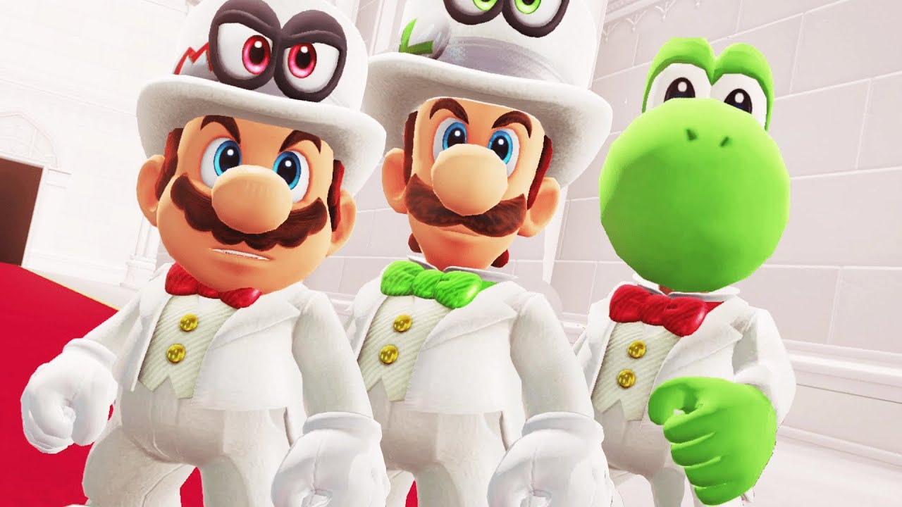 Mario VS Luigi VS Yoshi in Super Mario Odyssey - Final Boss & Ending ...