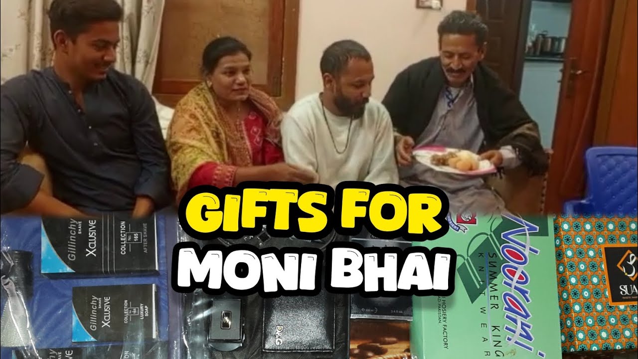 mamu or mami moni bhai kay liye gifts ly kar gay 🎁 ️||moni bhai or ...