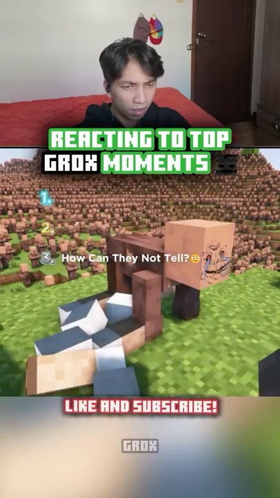 Top Funniest GROX's Moments in Minecraft #minecraft #reaction - YouTube