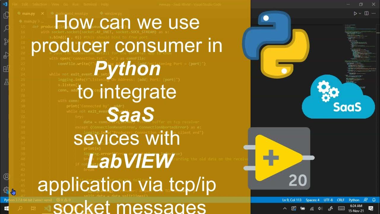 Integrate Labview With Python To Access Saas Services - Youtube