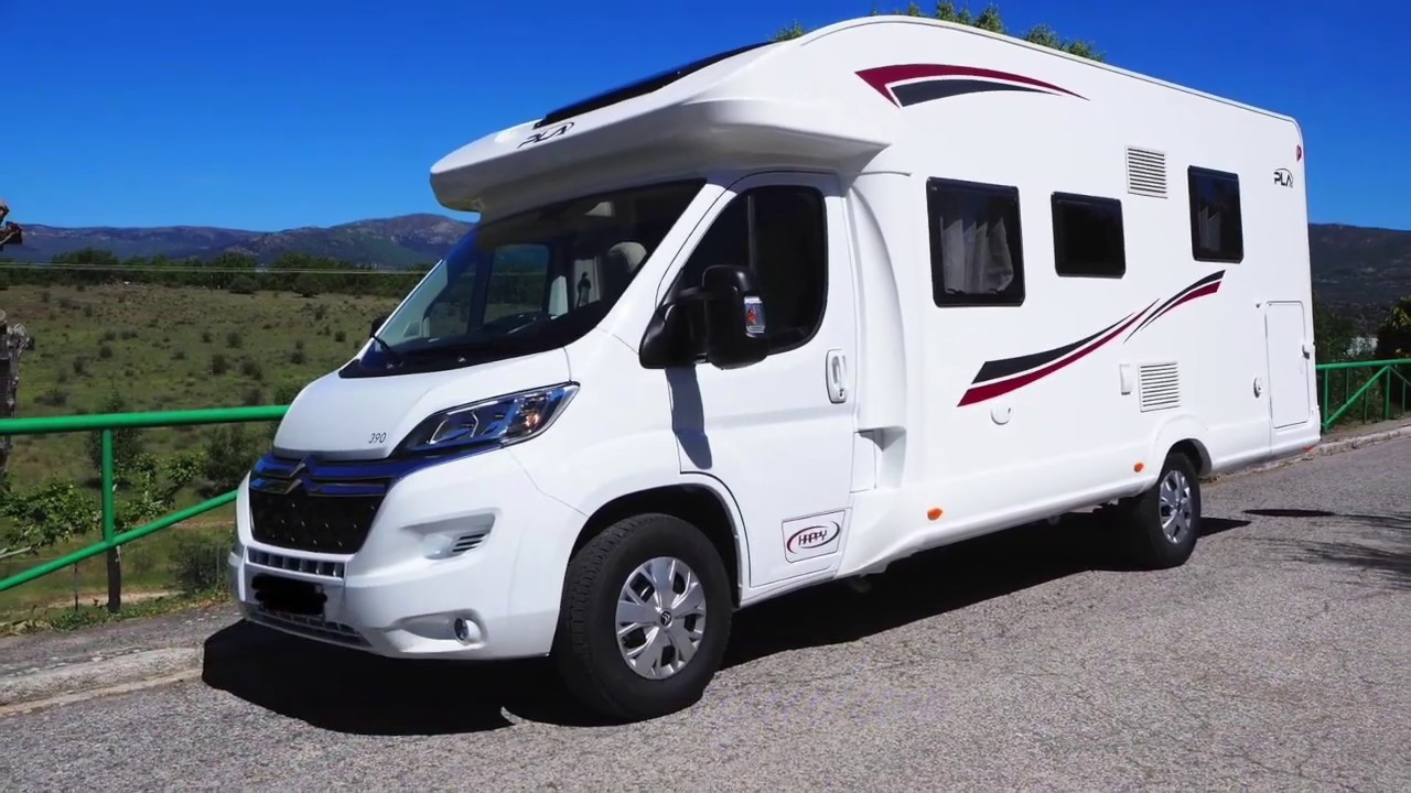 Auto caravana Citroen totalmente equipada - YouTube