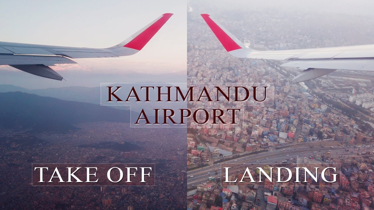 Air India Take off & Landing in Kathmandu, Tribhuvan International ...