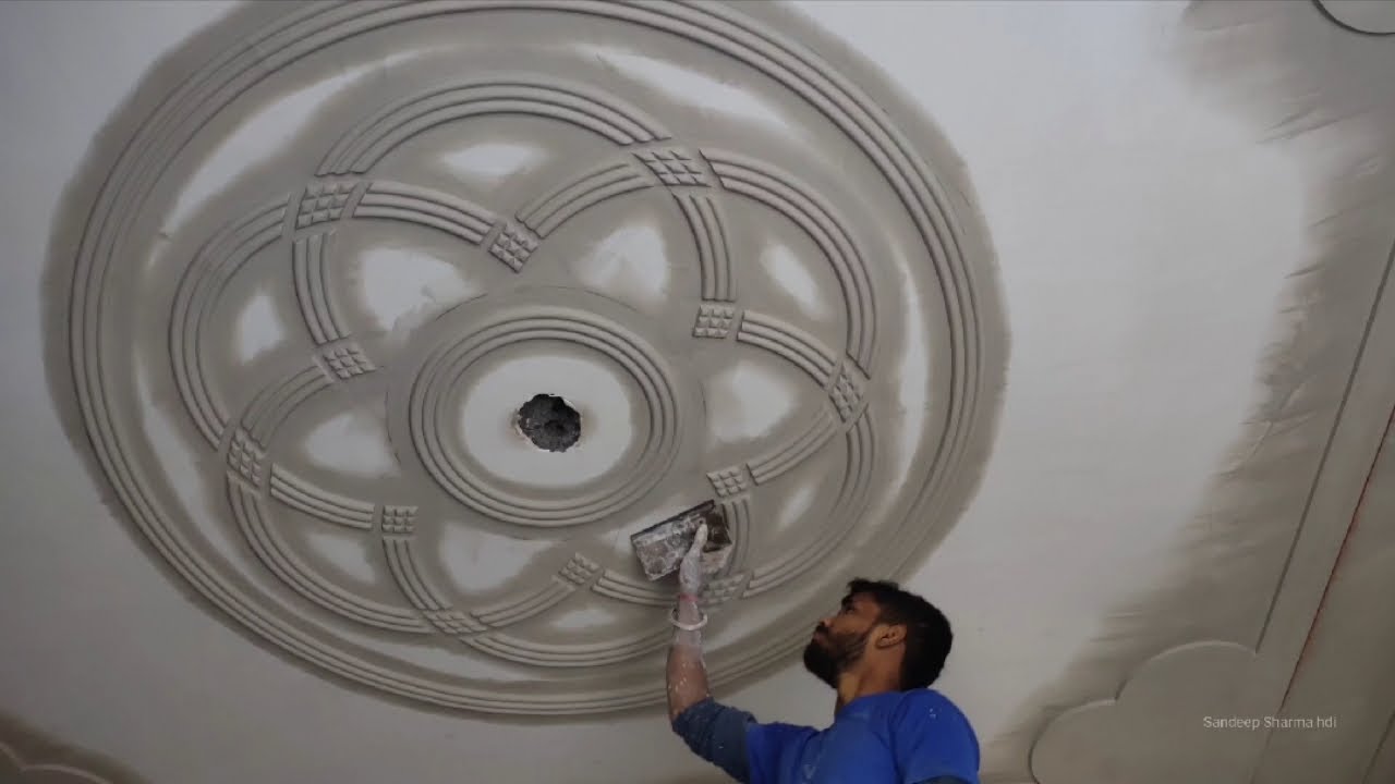 Only 1 minute make beautiful ceiling design😘 flower #popdesign # ...