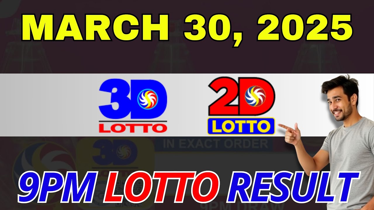 9PM Lotto Result Today March 30, 2025 Sunday EZ2 Swertres PCSO - YouTube