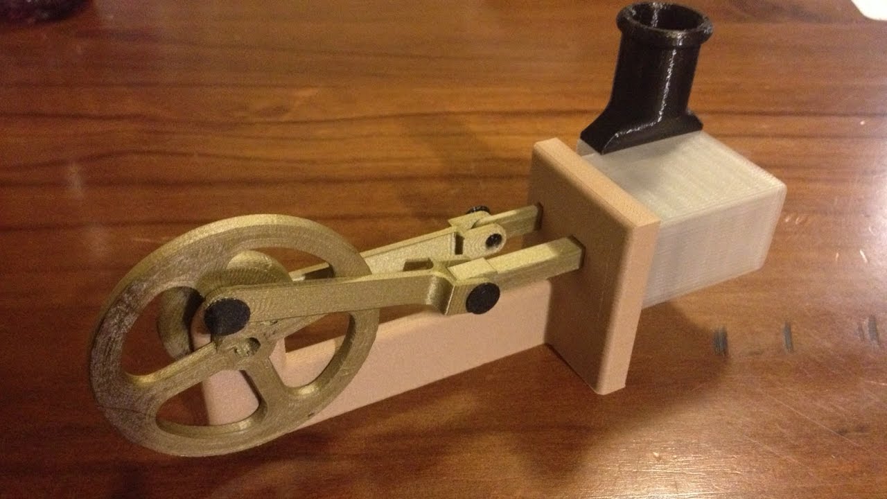 3D printed air Engine - YouTube