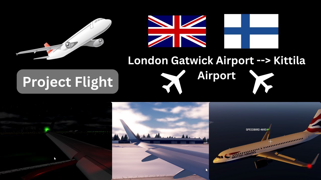 British Airways Airbus A320 Project Flight: EGKK to EFKT {ROBLOX} - YouTube