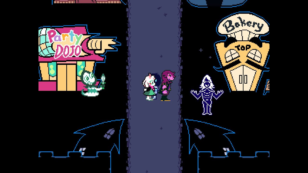 Deltarune Chapter 2: Blushing Ralsei Easter Egg - YouTube