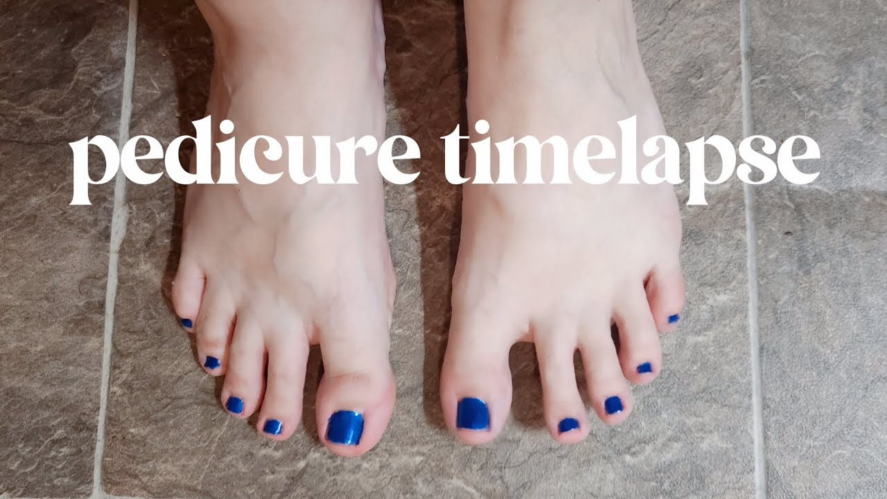 pedicure timelapse - YouTube