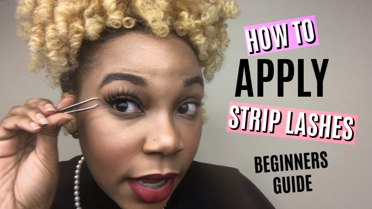 Tutorial | How to Apply Lashes| Beginners Guide - YouTube